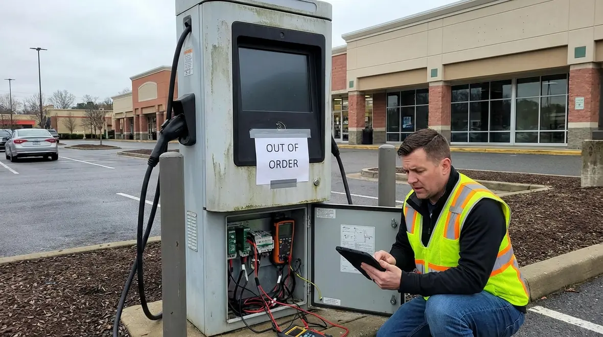 Top Commercial EV Charger Failures and How to Prevent - Kord Electric