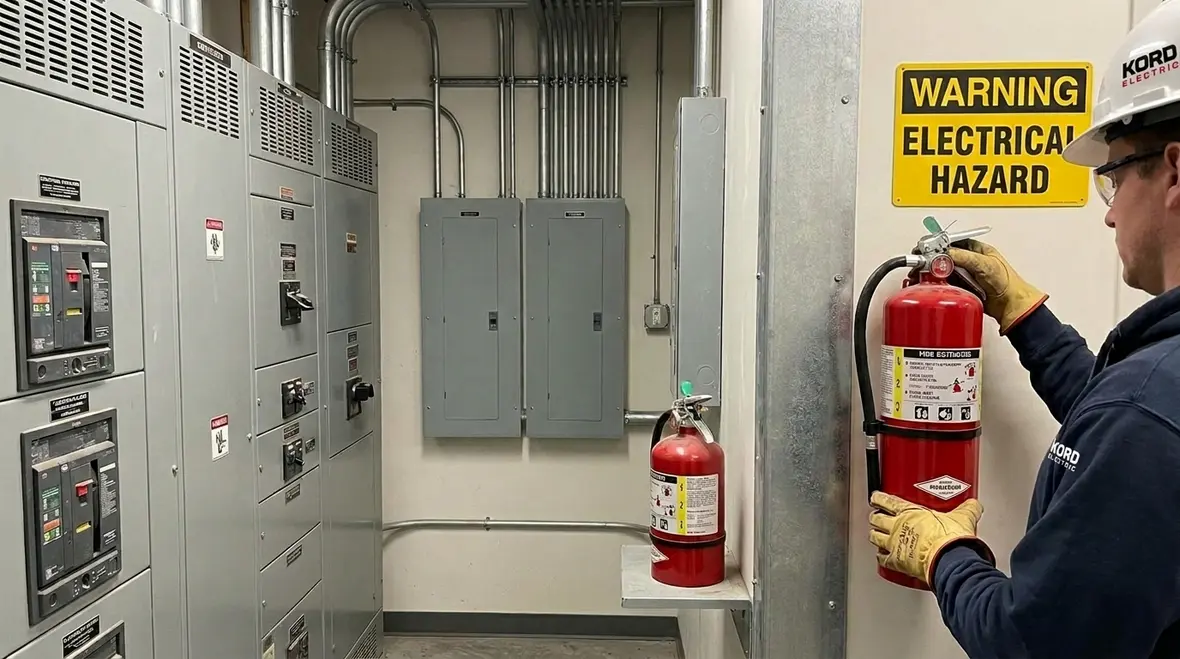 Electrical Fire Extinguishers for Live Equipment - Kord Electric