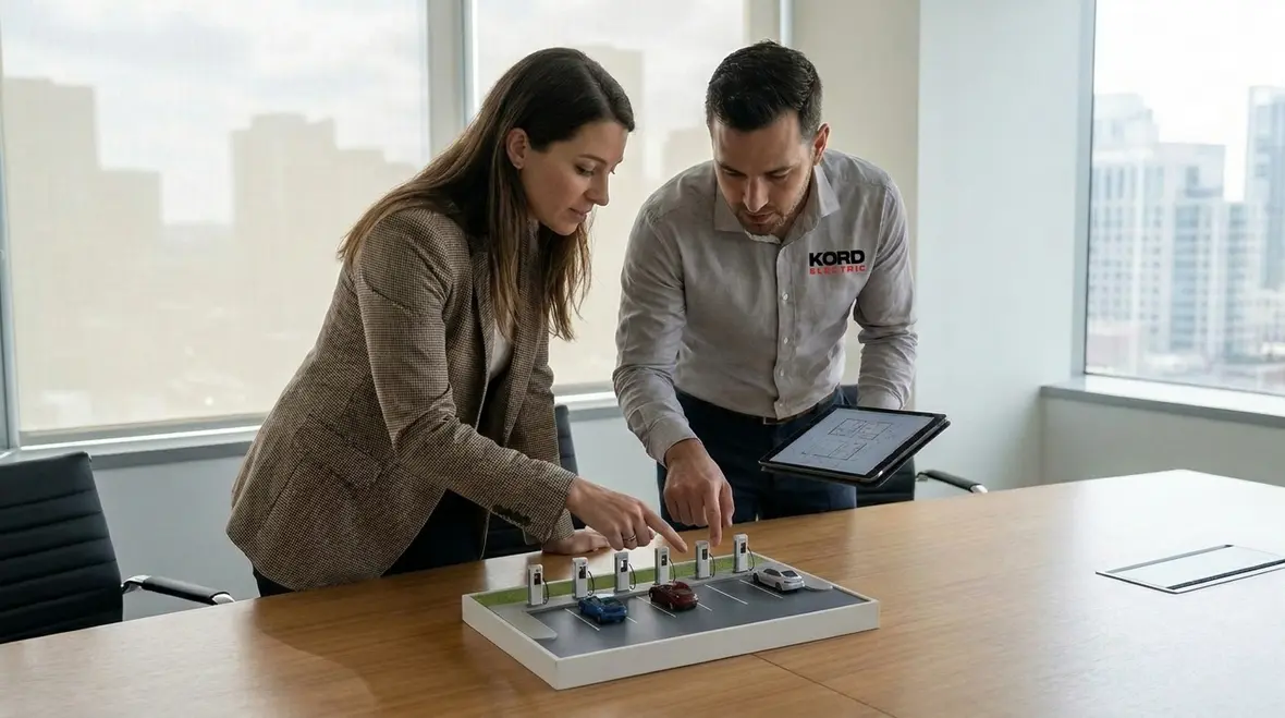 Commercial EV Charging Station Costs and ROI Guide - Kord Electric